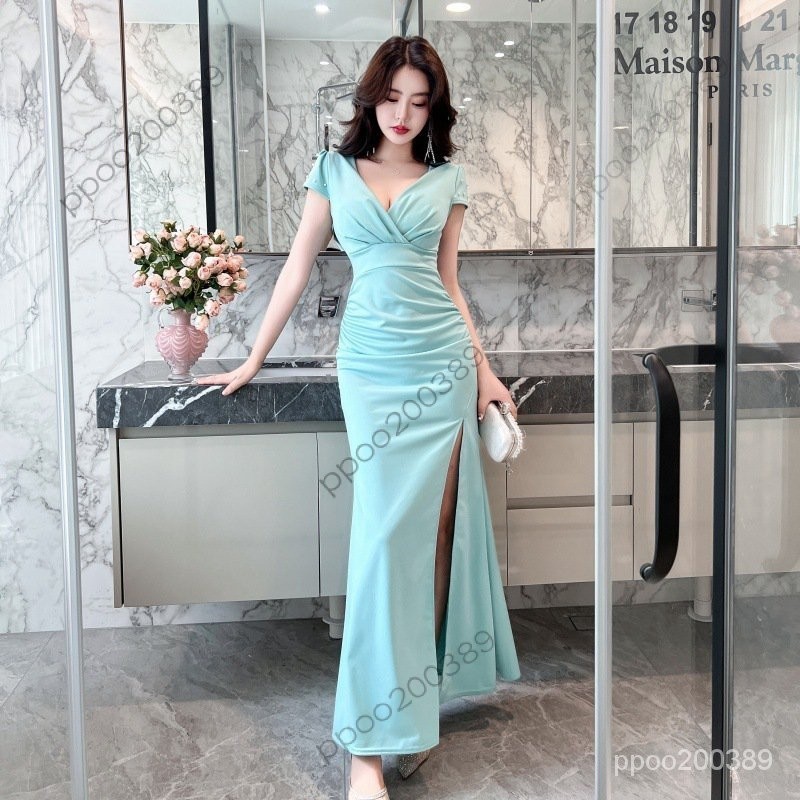 【臺灣出貨】2024新款 性感洋裝 夜場女裝 晚禮服 低胸連衣裙 修身顯瘦 派對生日穿搭 PPGX | 蝦皮購物