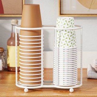 紙杯架 飲料杯架 紙杯收納盒 分杯架 取杯架 取杯器 紙杯盒 紙杯收納 飲水機取杯架 奶茶店 咖啡吧檯 商用 家用 免打 | 蝦皮購物