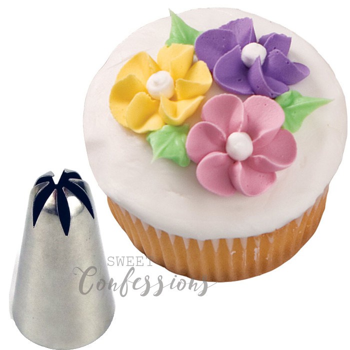 2D piping tip 1M nozzle tip buttercream rose | 蝦皮購物