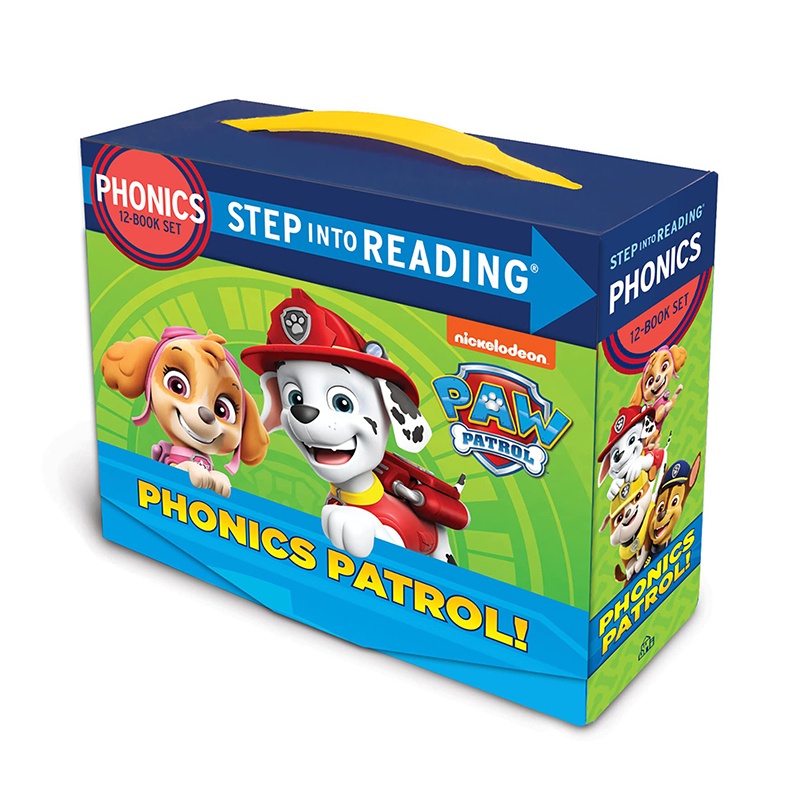PAW PATROL:PHONICS PATROL/STEP INTO READING/內含12書 | 蝦皮購物