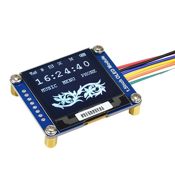 iCShop 1.5吋 OLED 顯示螢幕 128×128 SSD1327 OLED模組 解析度 16 灰階顯示 | 蝦皮購物