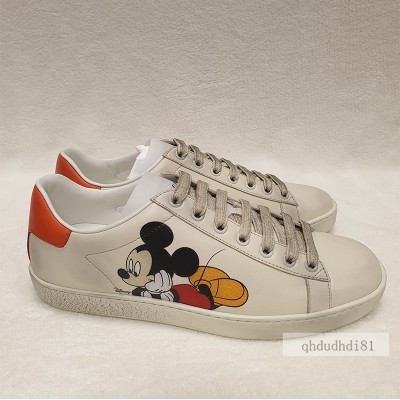 GUCCI 603697 男生款_602129 女生款 小髒鞋 小白鞋 Disney x Gucci 聯名款 | 蝦皮購物