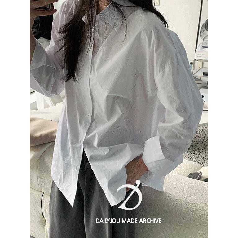 【Codibook】韓國 DAILYJOU 純棉Oversize素色襯衫-10色[預購]襯衫 女裝 | 蝦皮購物