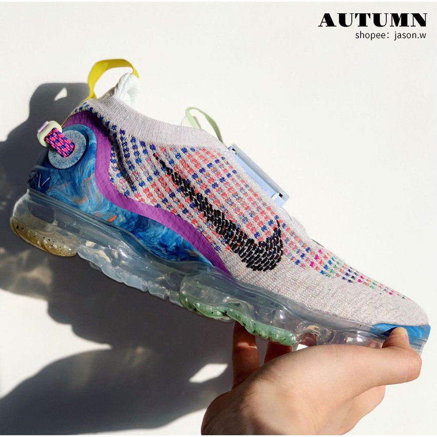 Nike Air Vapormax 2020 Fk 灰藍 彩虹編織 Cj6740-001 | 蝦皮購物