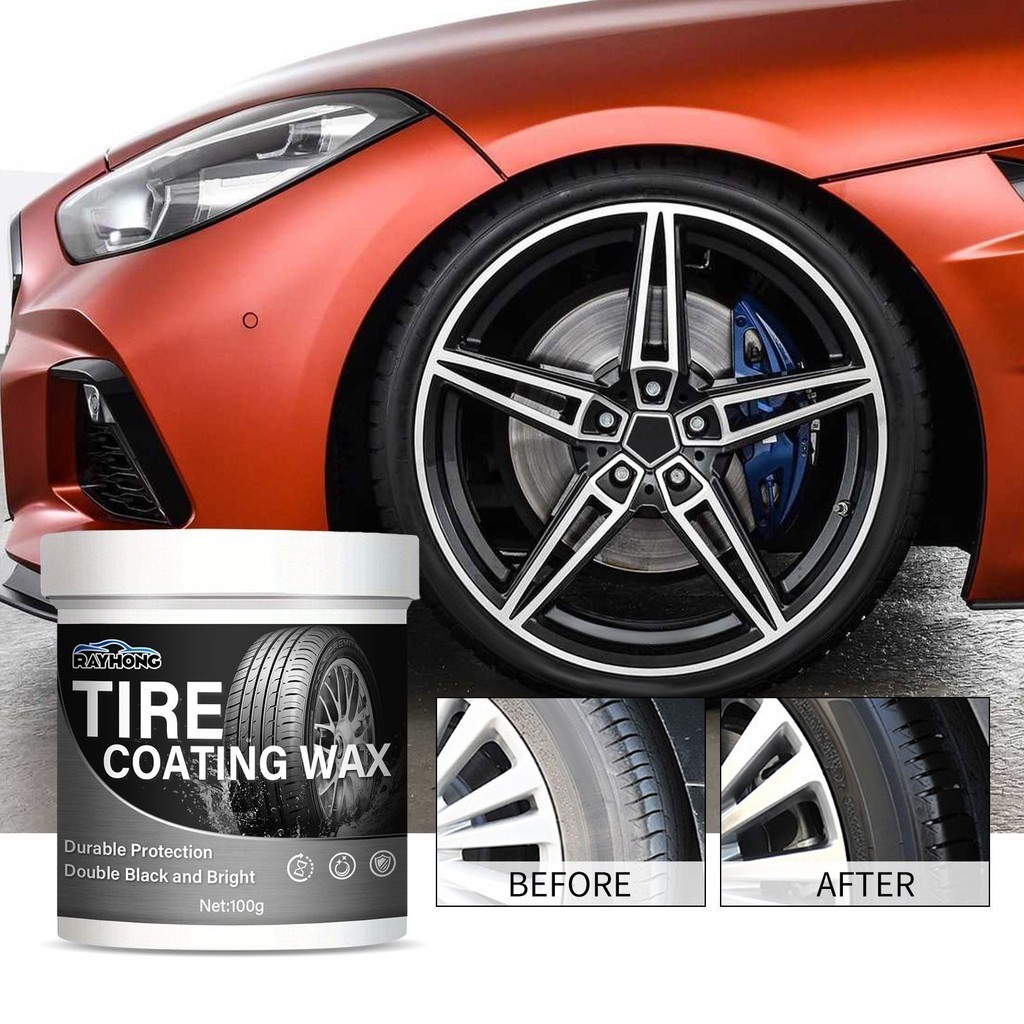 Rayhong tire cleaner paste, car tire rust cleaning, decontam | 蝦皮購物