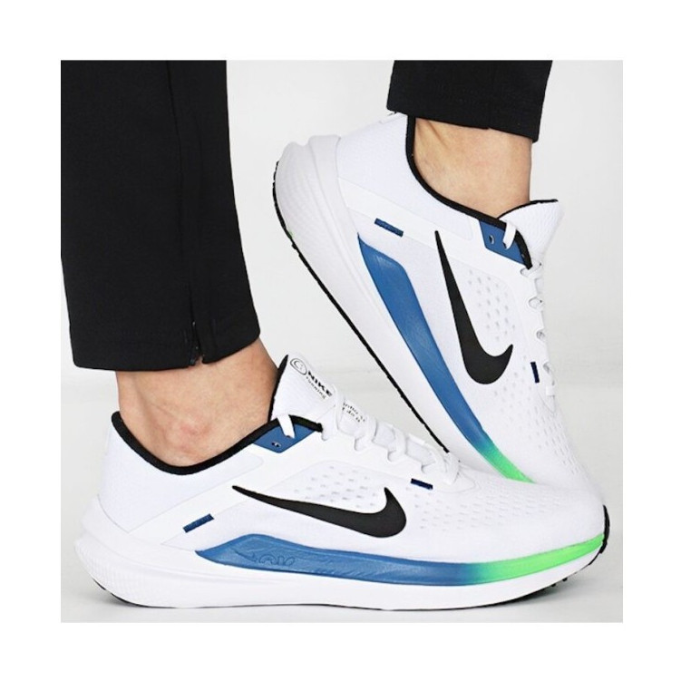 {正品}NIKE AIR WINFLO 10 慢跑鞋 透氣網布 DV4022-103 白藍 DV4023-003 黑白 | 蝦皮購物