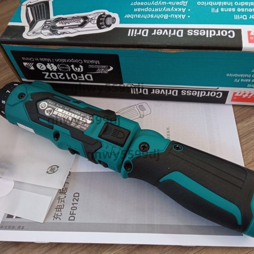 「可開發票」牧田DF012/TD022原裝折疊式充電鉆起子機電動螺絲刀7.2V可調速 | 蝦皮購物