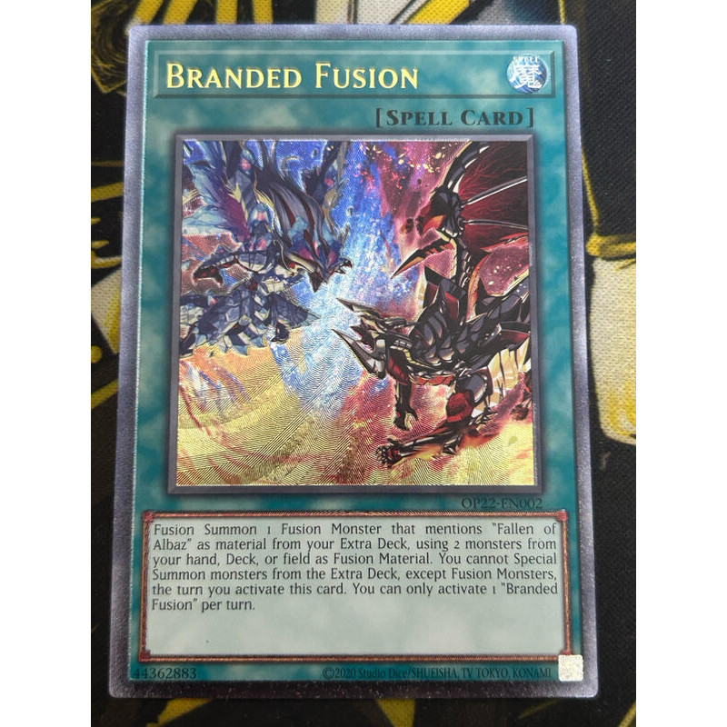 有點名 遊戲王 歐英 EU OP22-EN002 烙印融合 浮雕 凸版 非SD43-JP021 美英文 | 蝦皮購物