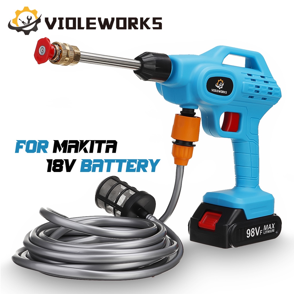 85Bar 1800W Cordless Water Jet High Pressure Car Wash Guns E | 蝦皮購物