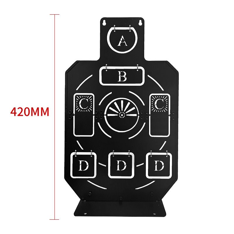 IDPA IPSC訓練靶軟蛋水彈玩具槍金屬靶子人形標靶可複位靶旋轉靶 | 蝦皮購物
