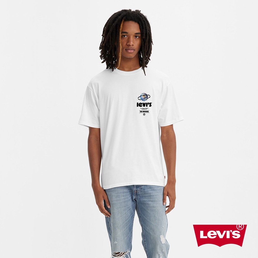 Levis 復古重磅寬鬆版短袖T恤 高密度膠印Logo / 370GSM厚棉 白 男 87373-0047 熱賣單品 | 蝦皮購物