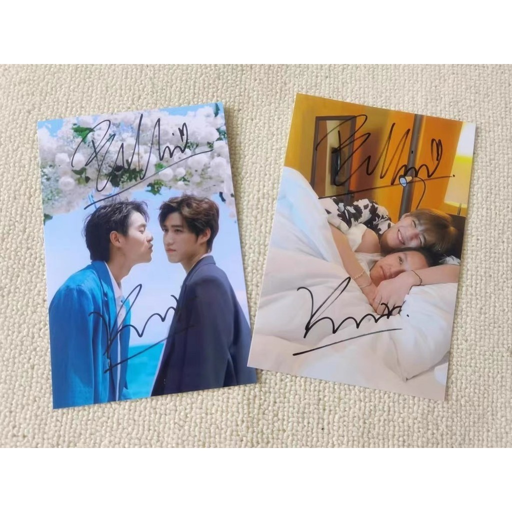 泰劇以你的心詮釋我的愛簽名照周邊bkpp kinkrit同款親簽應援雙簽【淘】 | 蝦皮購物