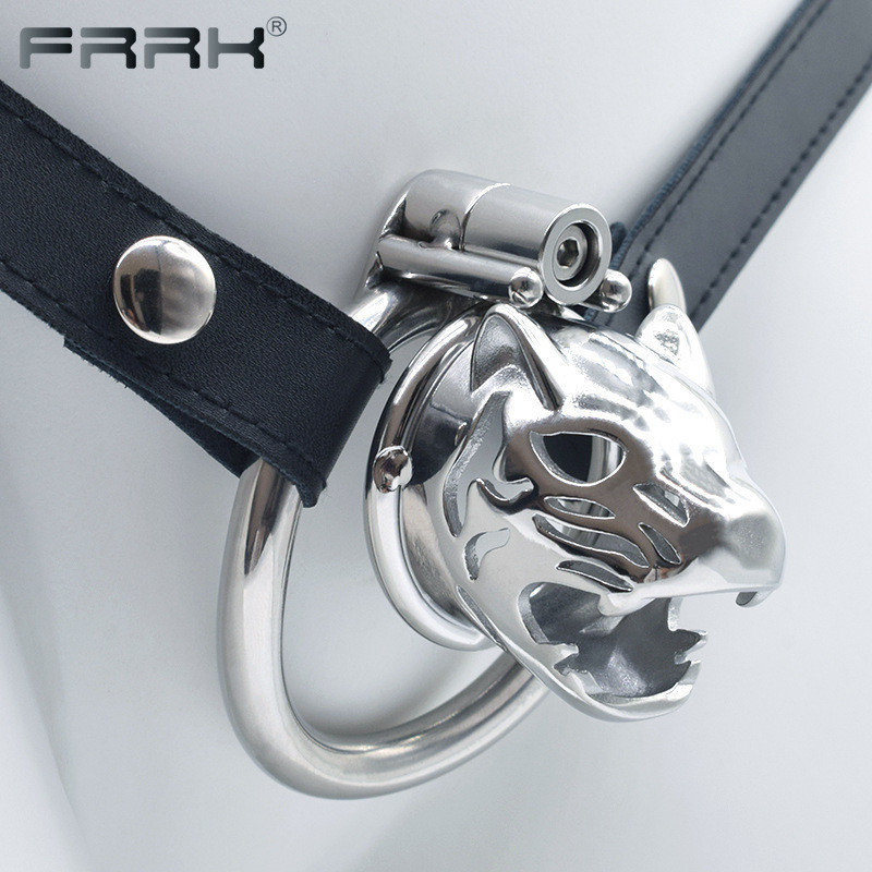 優選精品*FRRK不銹鋼虎頭鎖貞操鎖光滑一體防逃脫開口方便排尿調敎貞潔器貞操鎖 男用 貞潔器 防手淫 JJ貞操鎖 戒擼 | 蝦皮購物