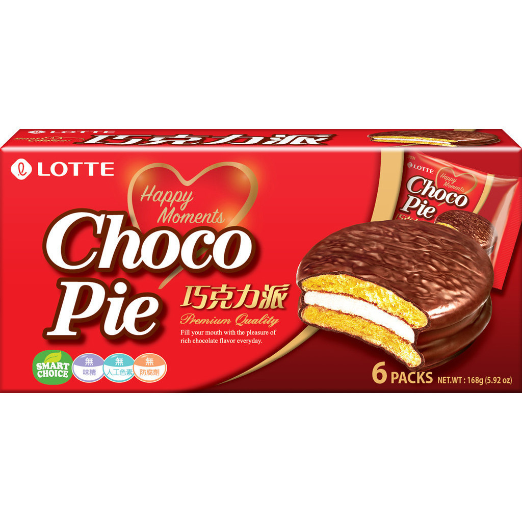 LOTTE巧克力派6入【三友藥妝Tomod's】 | 蝦皮購物