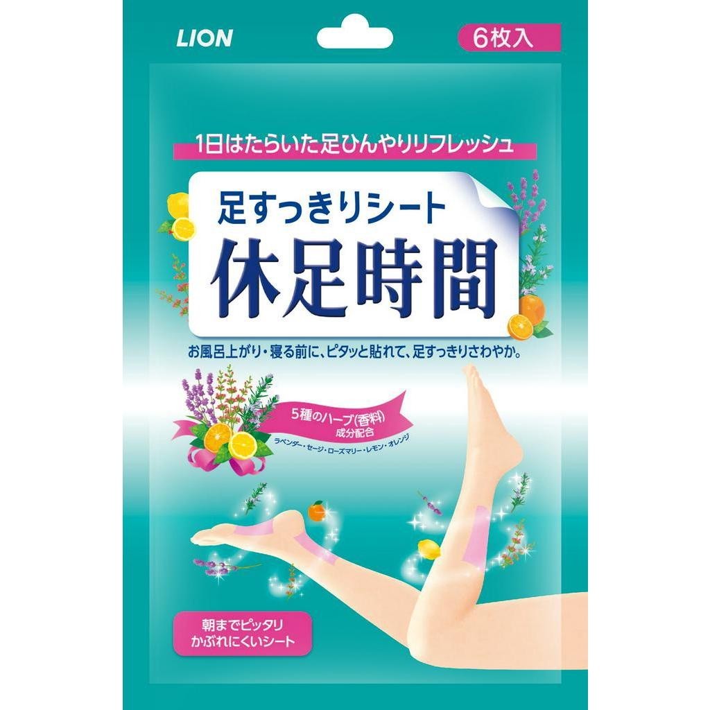 休足時間清涼舒緩貼片 6枚【三友藥妝Tomod's】 | 蝦皮購物