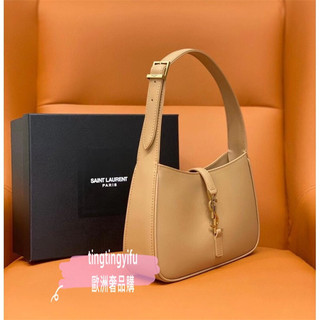YSL 聖羅蘭 LE 5À7 HOBO BAG 腋下包 黑金 鱷魚紋 牛皮 單肩包 肩背包 女包 手提包 | 蝦皮購物
