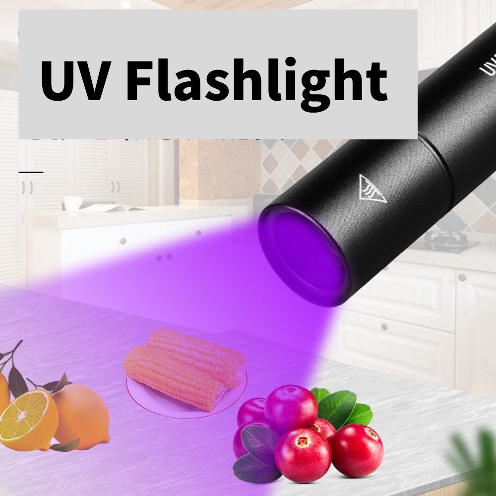 【Sell well】UV Flashlight Black Light Rechargeable 365nm Ultr | 蝦皮購物