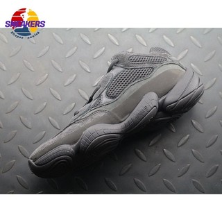 正版 Adidasi Yeezy Desert 500 全黑 阿迪椰子休閑跑鞋F36640 休閒鞋 | 蝦皮購物