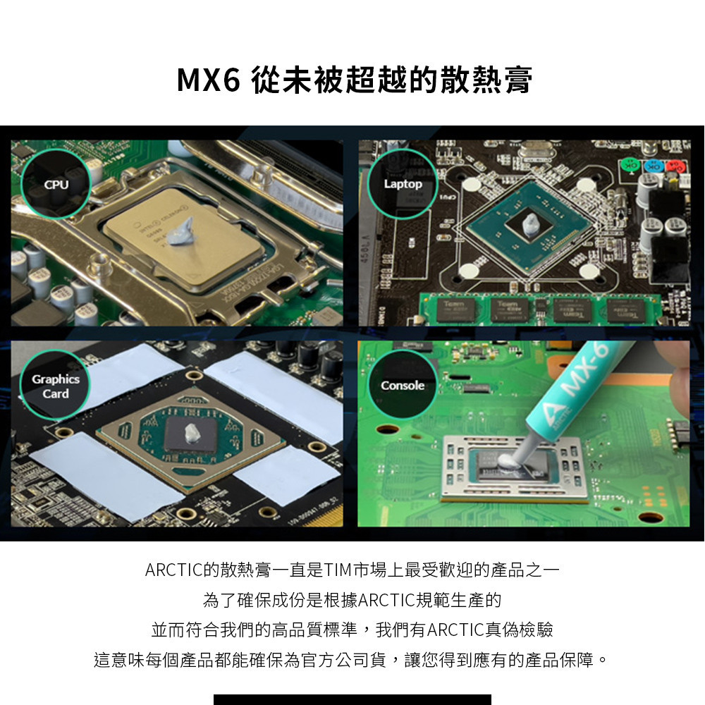 ARCTIC MX6 導熱膏 2g CPU散熱 導熱膏｜樂維科技官方公司貨 現貨 廠商直送 | 蝦皮購物