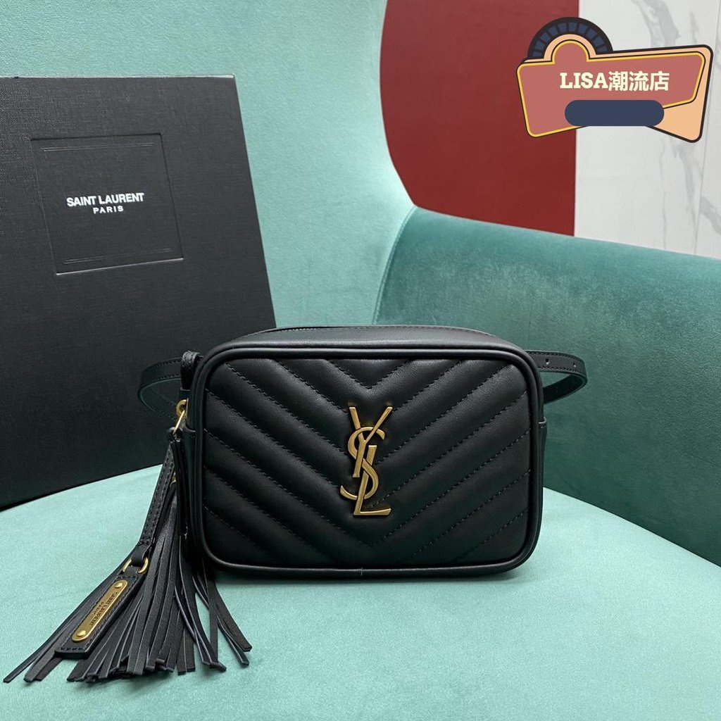 LISA二手 YSL 聖羅蘭 SAC CEINTURE 相機包 流蘇包 腰包 534817 | 蝦皮購物