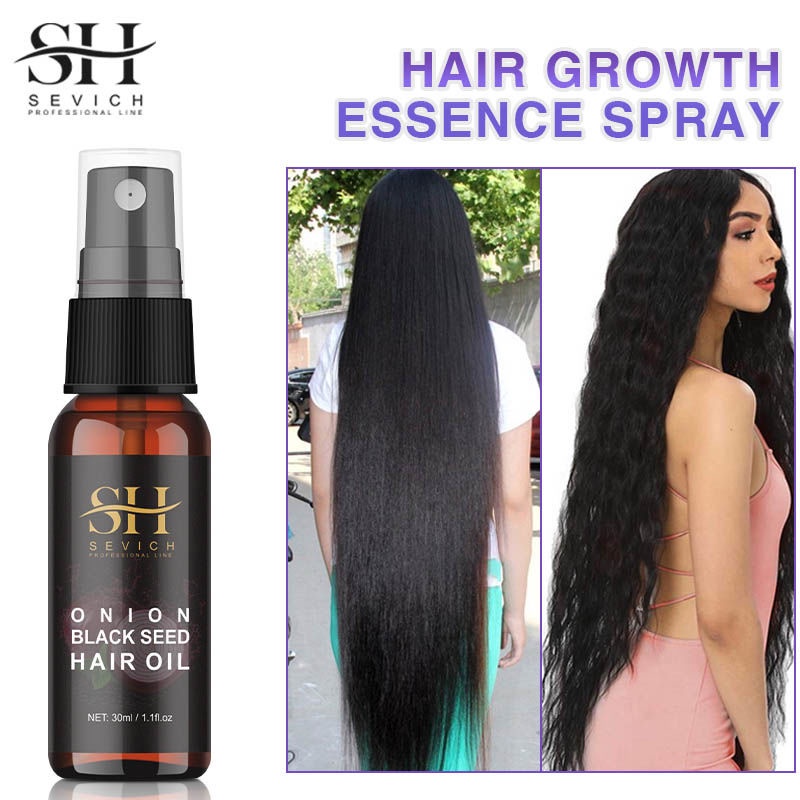 Onion Black Seed Hair Oil Spray Faster Hair Growth | 蝦皮購物
