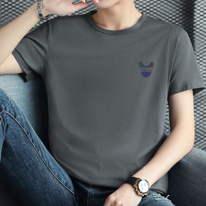 M-5XL短袖t恤男潮牌潮流ins夏季上衣服半袖打底衫體恤衫 | 蝦皮購物