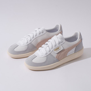 Puma Palermo Lth 女鞋 白灰色 板鞋 運動 麂皮 休閒鞋 39646404 | 蝦皮購物