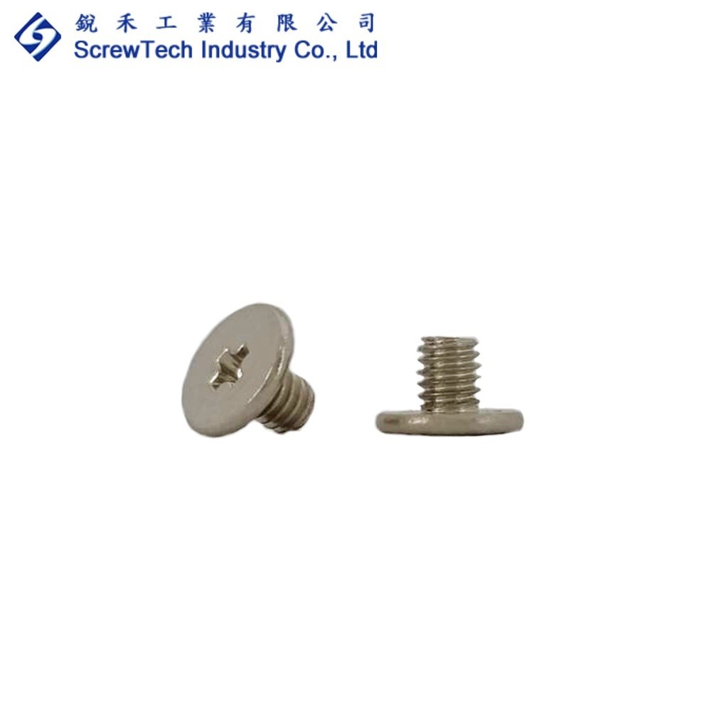 【銳禾】工廠直營 M2.5x3 I頭 十字槽 機械牙 鍍鎳 100入 特殊螺絲 IAM0250301A-3 | 蝦皮購物
