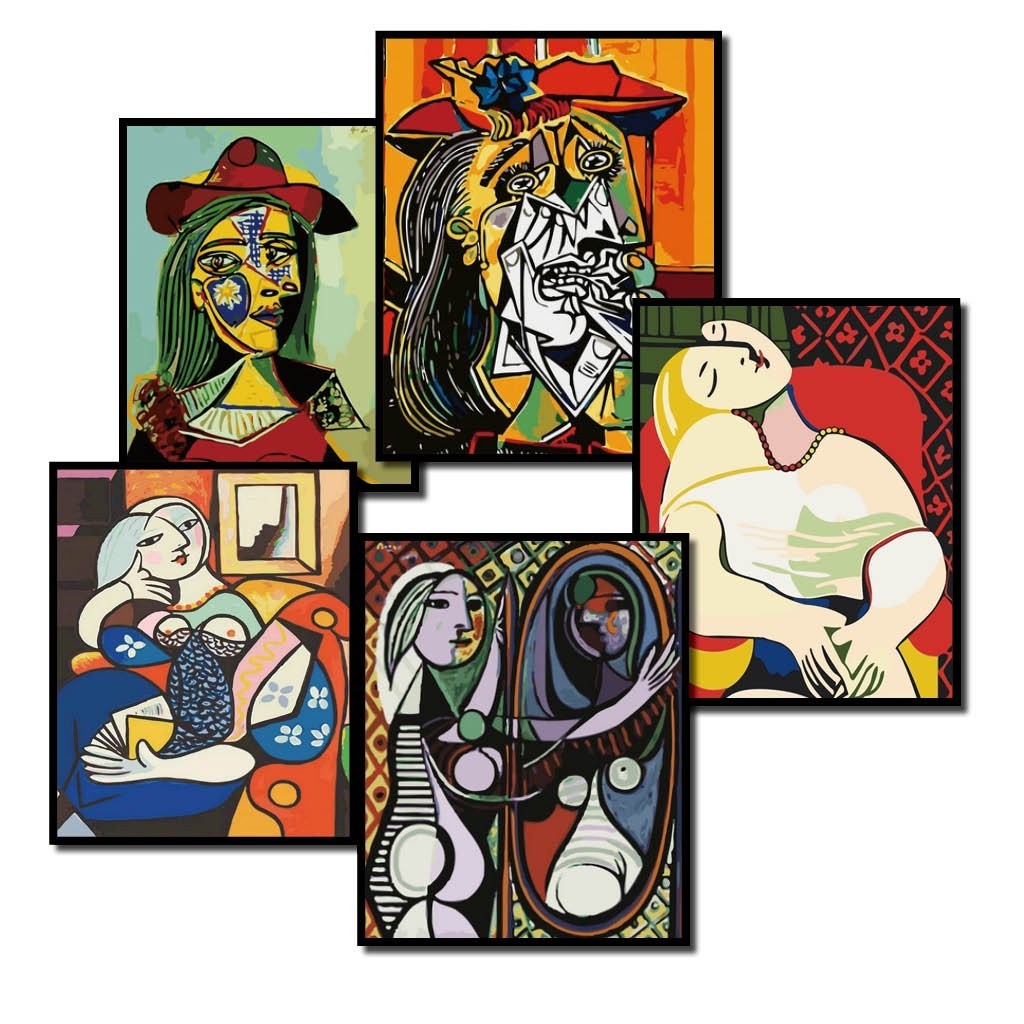 40*50cm DIY油畫 數字油畫 專業画布 環保顏料 畢加索 | 蝦皮購物