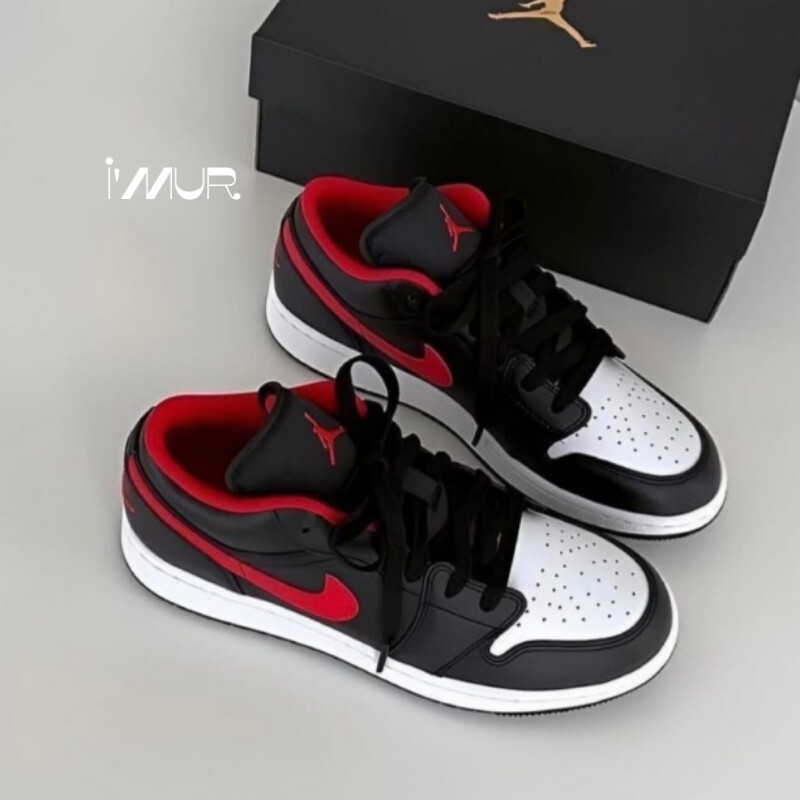 代購Air Jordan 1 Low "White Toe" 白腳趾 黑白紅 低筒 運動 男女鞋 553558-063 | 蝦皮購物