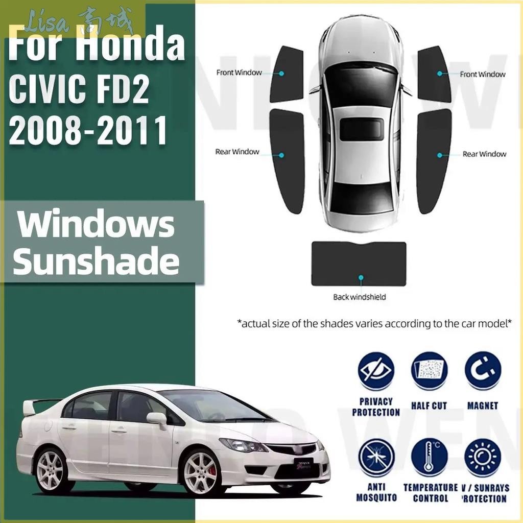 本田 HONDA 05-11年 喜美 Type R FD2 FD3 磁吸遮陽簾 遮陽簾 隔熱簾 隔熱 遮陽 遮陽擋 | 蝦皮購物