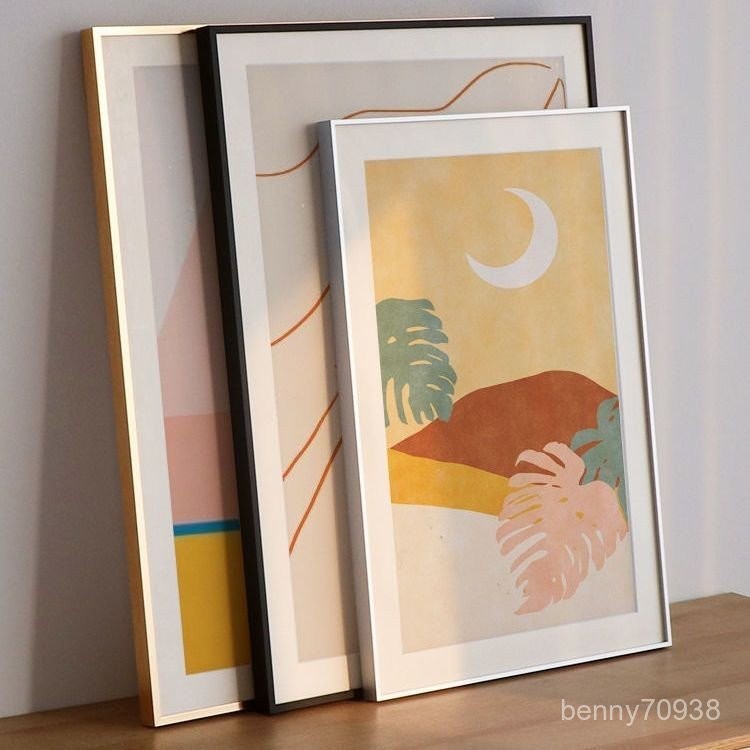 客製化 A2 A3 A4鋁合金畫框 大號簡約窄邊外框 2K 4K8開廣告海報框 拼圖框掛牆 十字繡鑽石畫框 台灣出貨 | 蝦皮購物