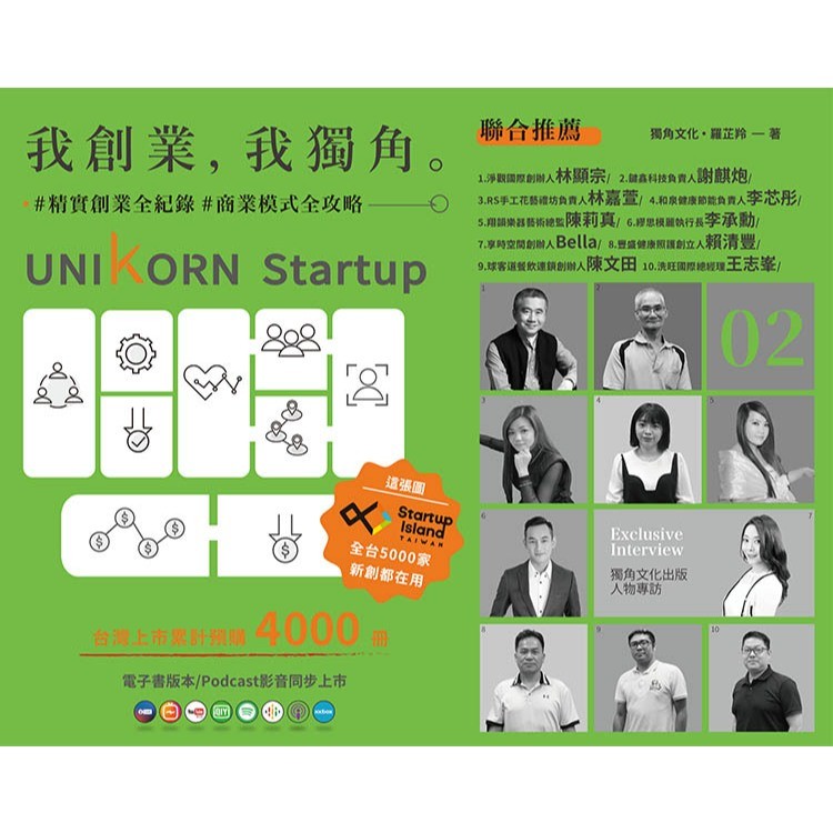 【華通書坊/姆斯】我創業,我獨角 no.2:精實創業全紀錄,商業模式全攻略= UNIKORN startup (平裝),獨角國際傳媒事業群、羅 ... 【華通書坊/姆斯】我創業,我獨角 no.2:精實創業全紀錄,商業模式全攻略= UNIKORN startup (平裝),獨角國際傳媒事業群、羅 ...
