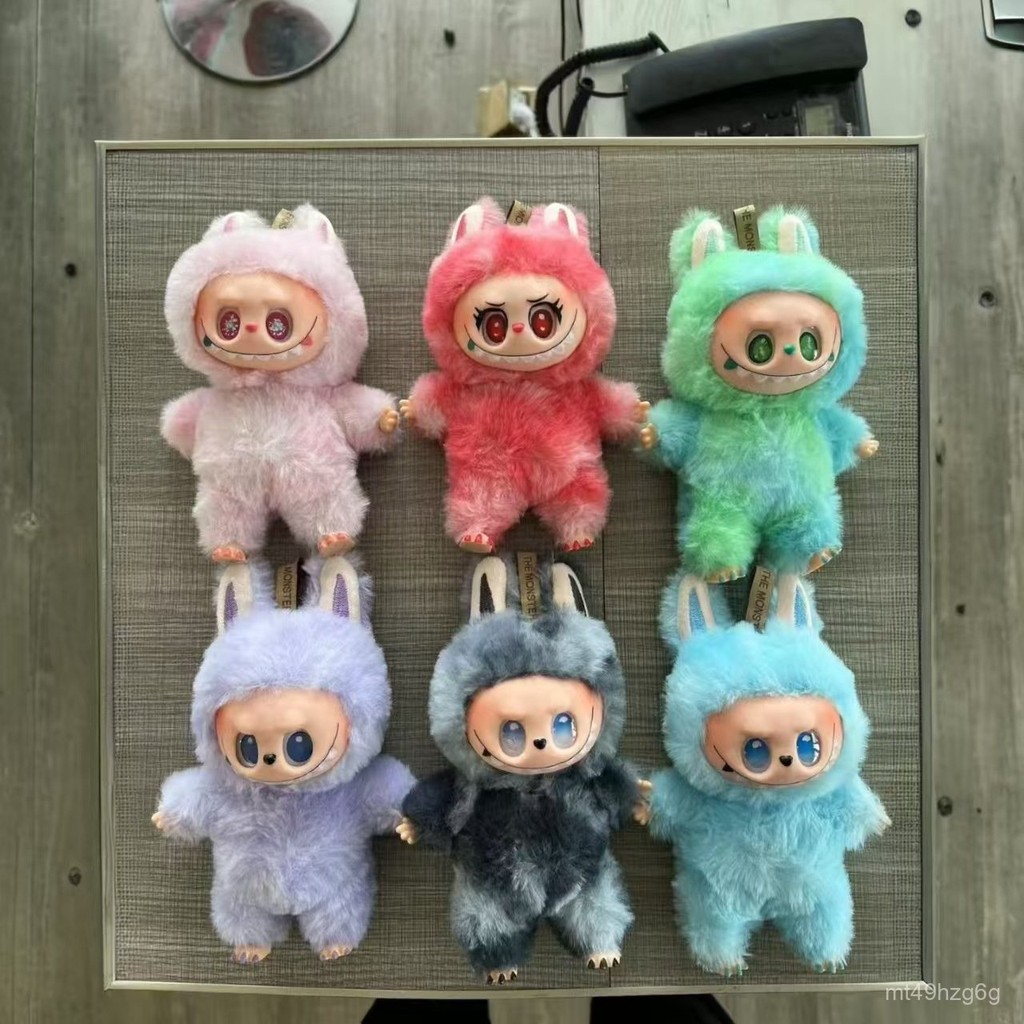臺灣 泡泡瑪特泡泡瑪特labubu 3.0版前方高能搪膠拉布布公仔掛件心動馬卡龍公仔 YFFU | 蝦皮購物