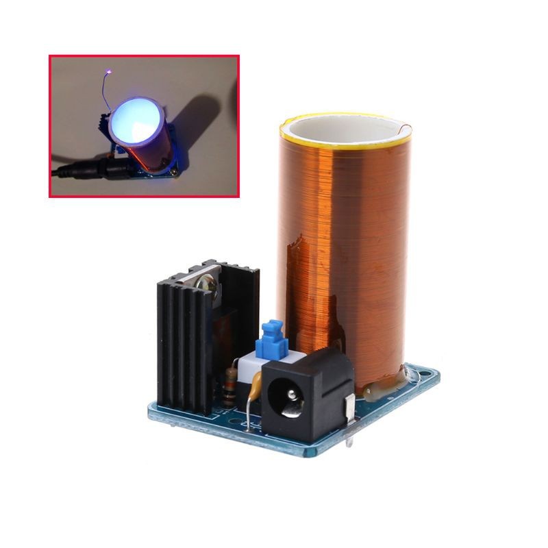 9-12V BD243 Mini Tesla Coil Kit Electronics DIY Parts Wirele | 蝦皮購物