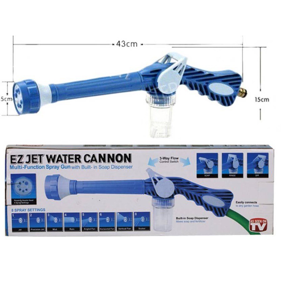 EZ Jet Water Cannon 8-Nozzle Multifunctional Spray Gun | 蝦皮購物