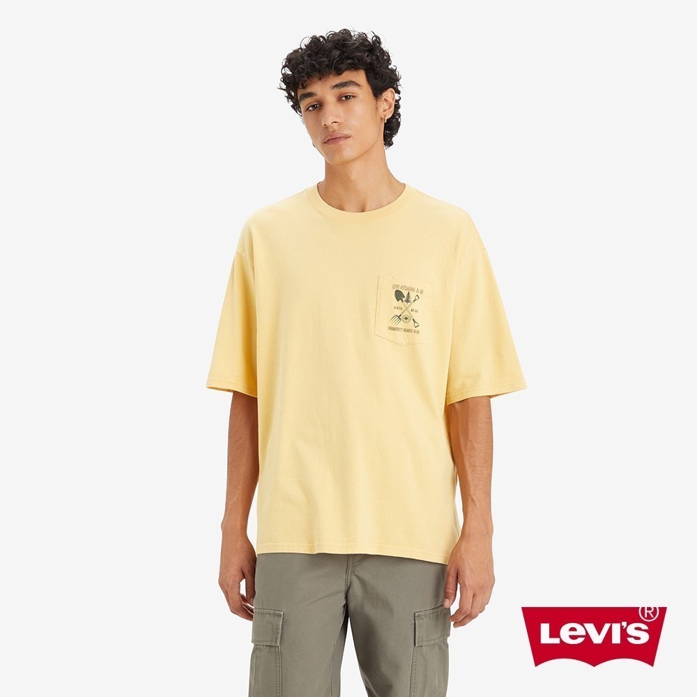 LEVI'S Workwear工裝系列男款寬鬆版經典220G厚磅口袋短TEE A5850-0006 熱賣單品 | 蝦皮購物