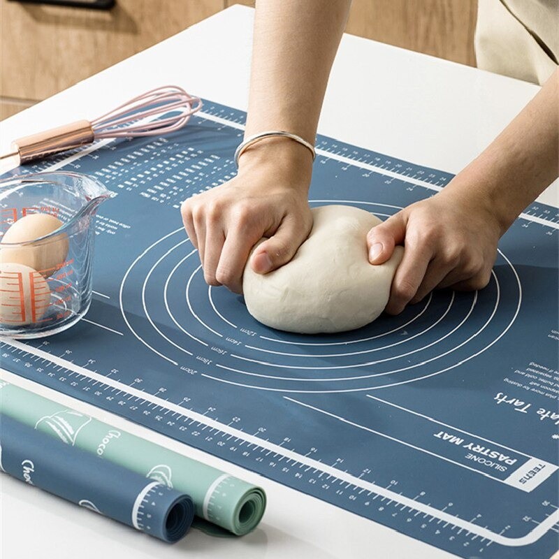 Silicone Baking Mat Nonstick Flour Rolling Scale Mat Kneadin | 蝦皮購物