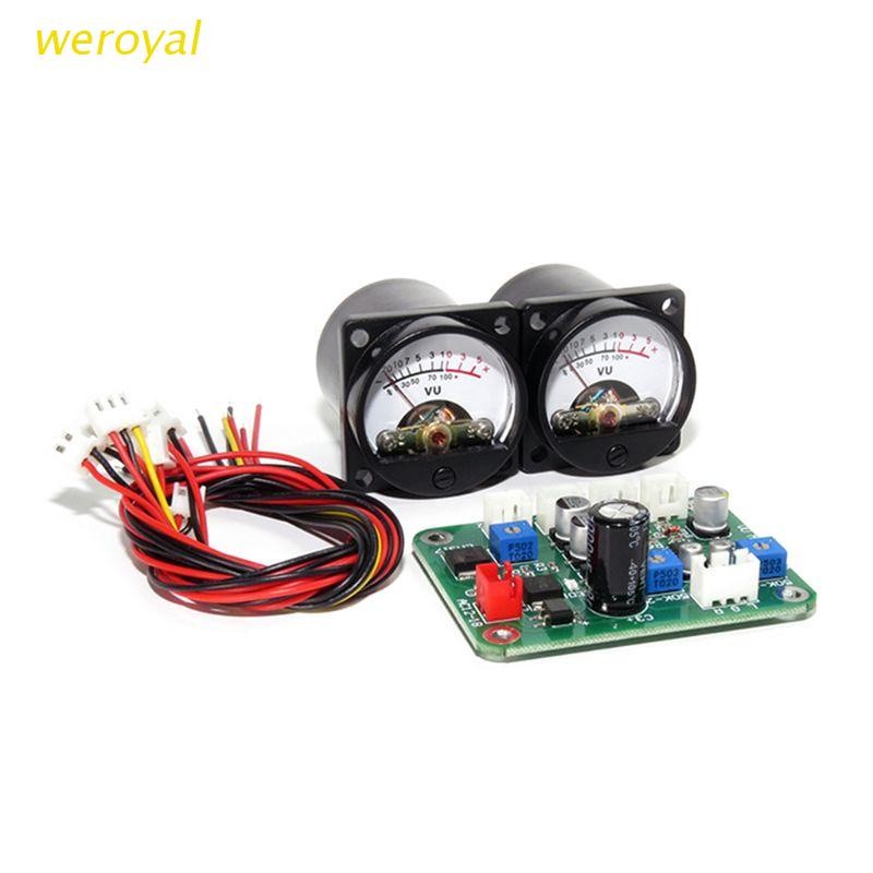 2 Pcs VU Panel Meter Warm Back Light Recording+Durable Drive | 蝦皮購物