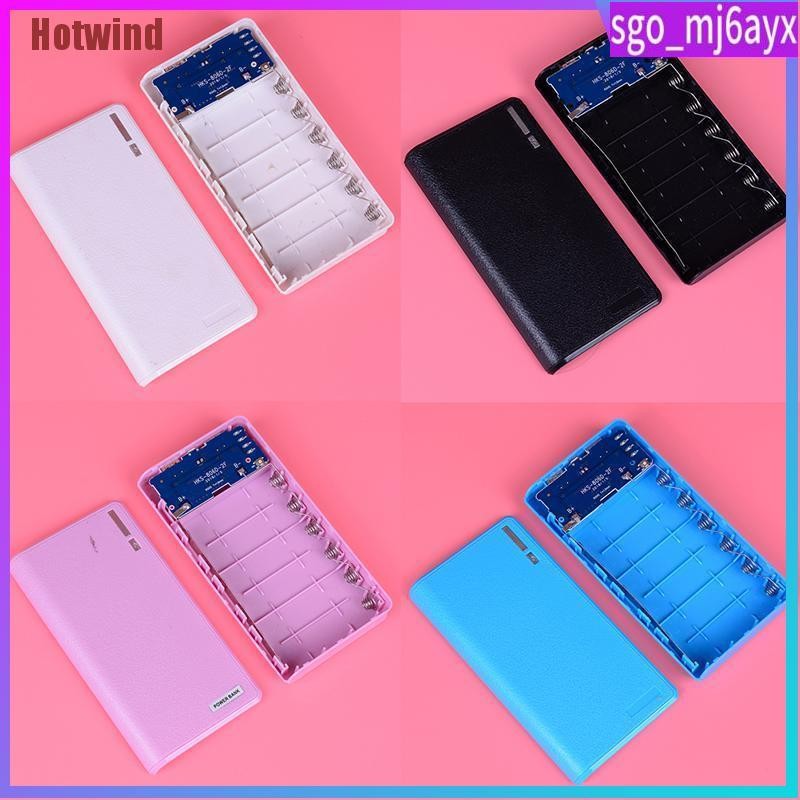 20000mAh dual usb power bank case kit 6X 18650 battery charg | 蝦皮購物