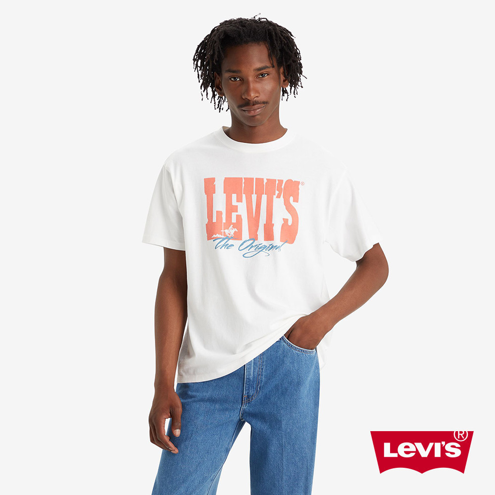Levis 短袖T恤 / 復古字體式塗鴉 / 寬鬆復古版型 男款 87373-0105 熱賣單品 | 蝦皮購物