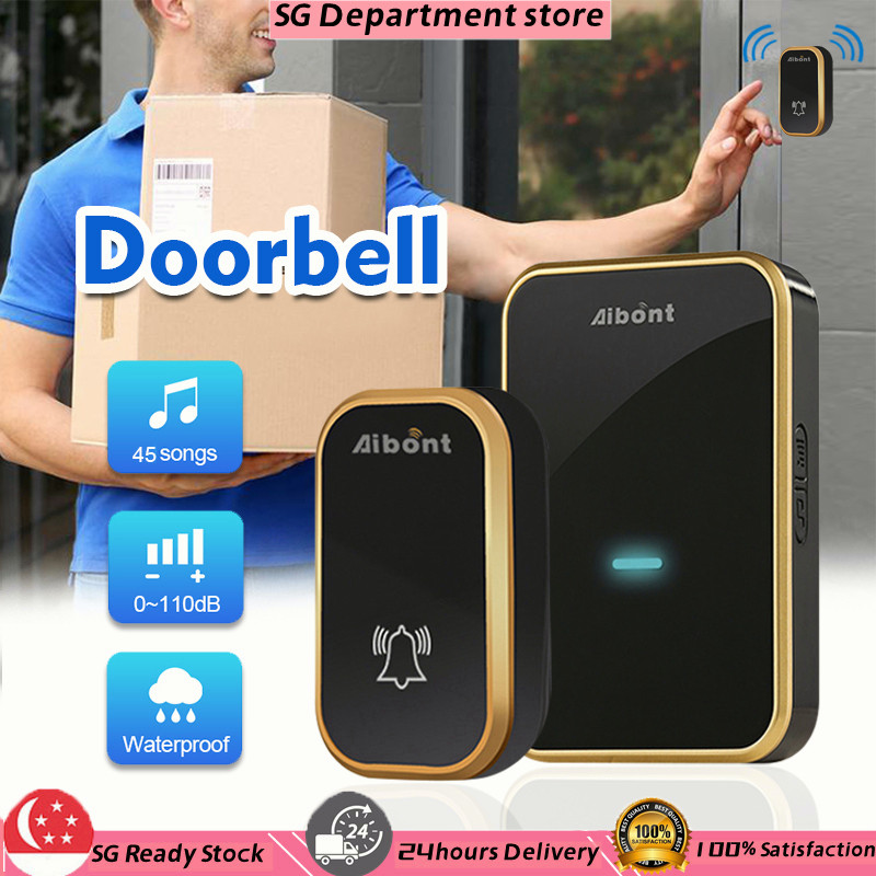 Wireless Doorbell Aibont No Need Battery Wireless Doorbell S | 蝦皮購物