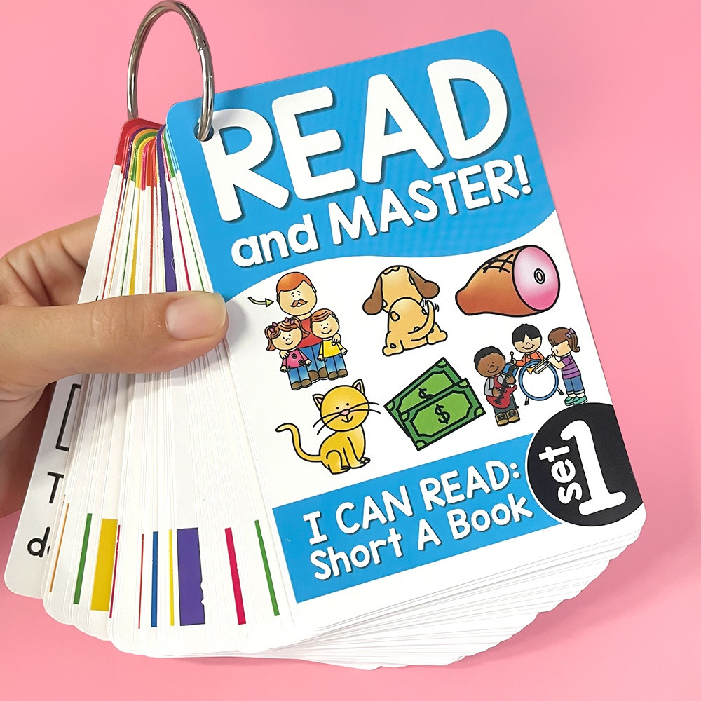 122 pcs English Phonics Early Learning Cards Word cards | 蝦皮購物