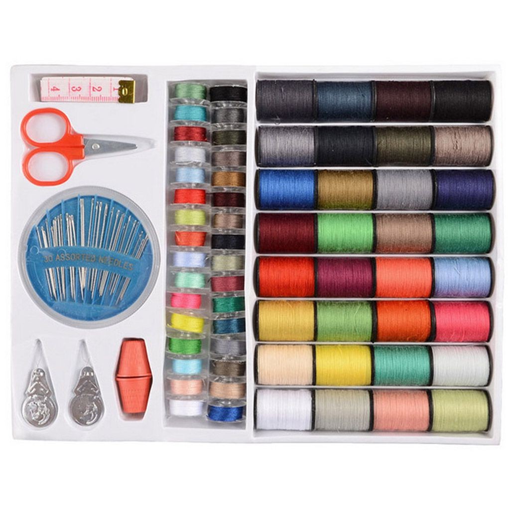 64Spools Assorted Colors Sewing Threads Set Sewing Tools Kit | 蝦皮購物