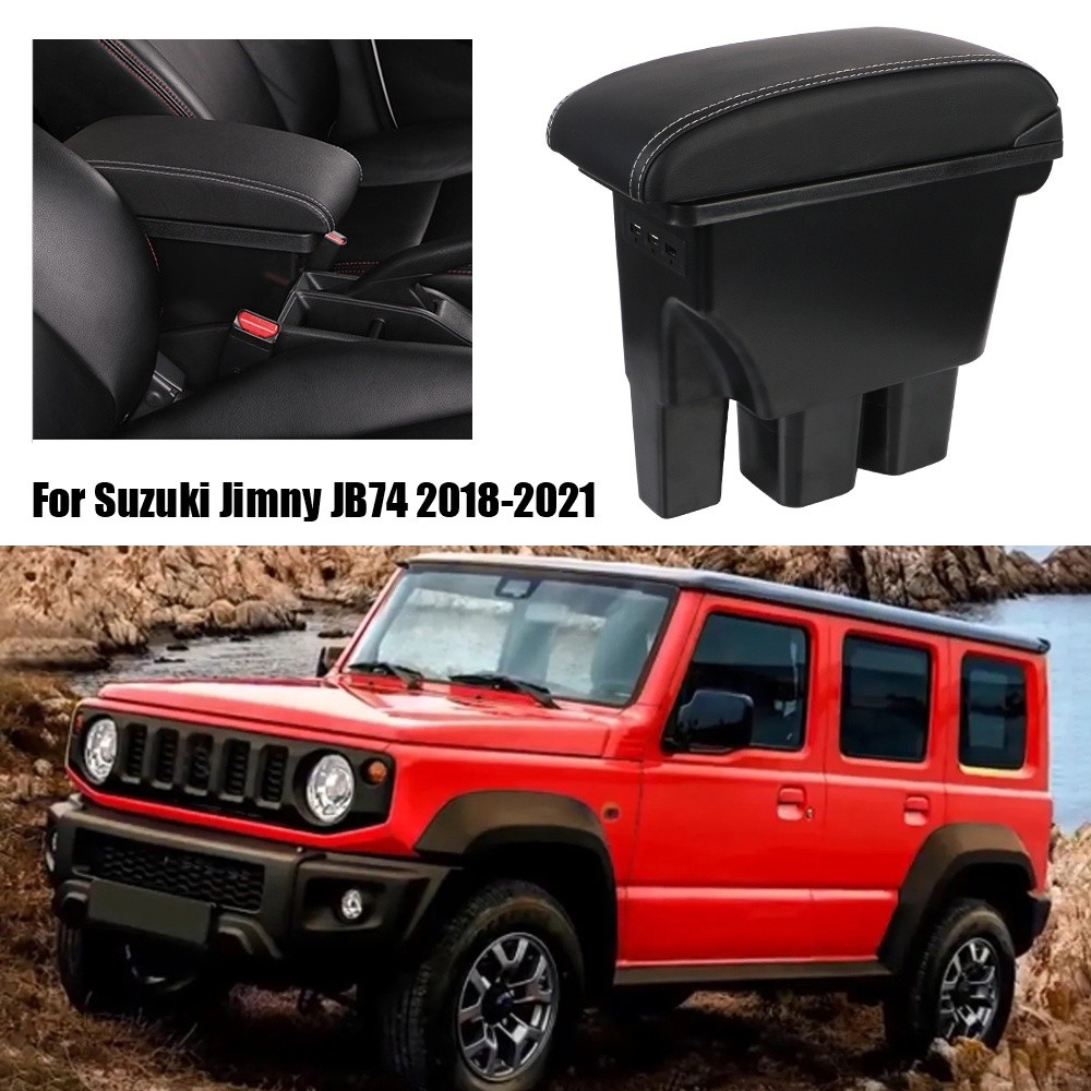 Storage Box For Suzuki Jimny JB74 USB Car Armrest Box | 蝦皮購物