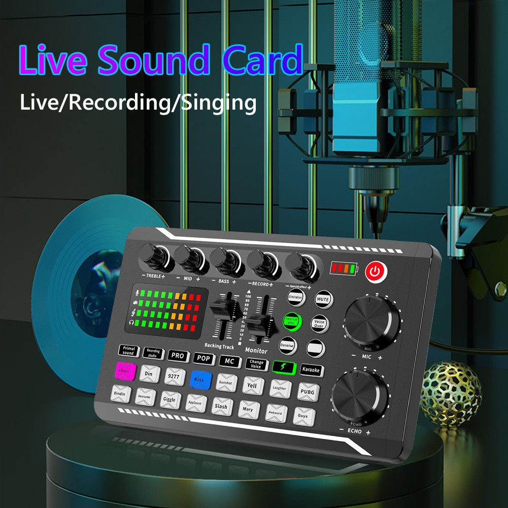 Sound Card Live Sound Card Special Equipment Set With M | 蝦皮購物