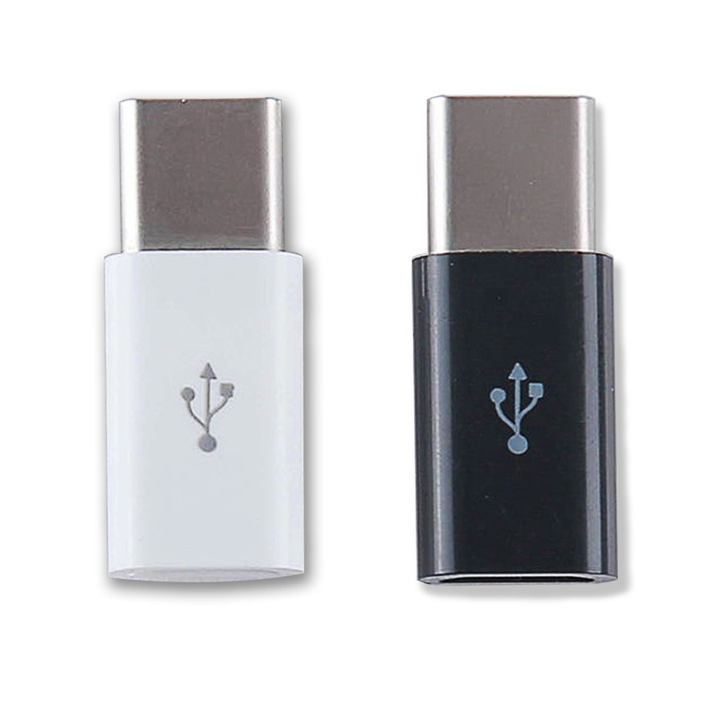 [現貨] micro 轉 type-c 轉接頭 Micro USB to Type-C 數據線 黑色 白色 | 蝦皮購物