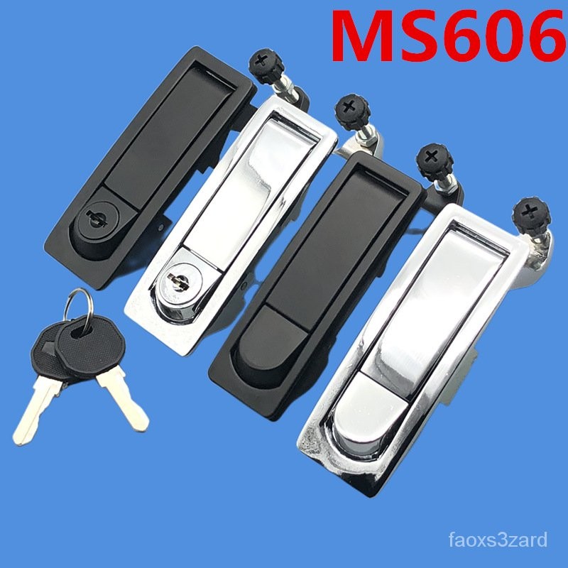 臺灣熱銷 電箱鎖 MS606-1電櫃鎖 配電箱鎖機櫃鎖 MS606平麵機箱電櫃箱彈鎖 | 蝦皮購物