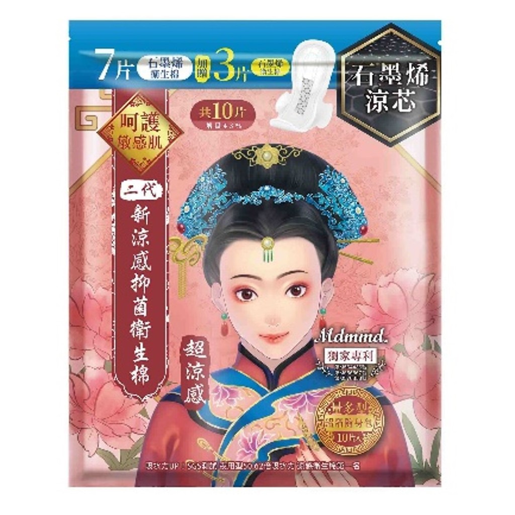 Mdmmd.二代抑菌衛生棉超涼感石墨烯-28cm(增量版)【三友藥妝Tomod's】 | 蝦皮購物