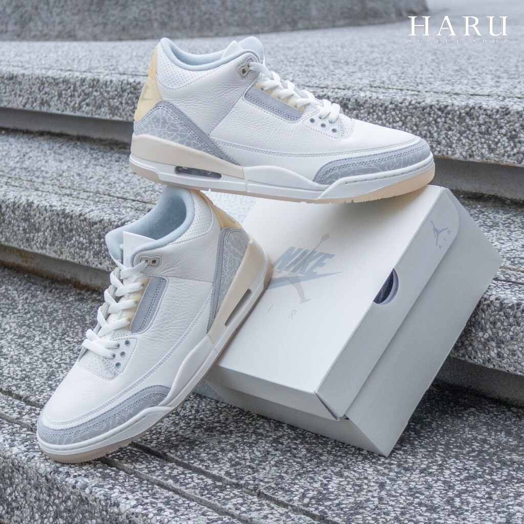 日本代購NIKE AIR JORDAN 3 CRAFT IVORY 象牙白 老屁股 籃球鞋 休閒鞋 FJ9479-100 | 蝦皮購物